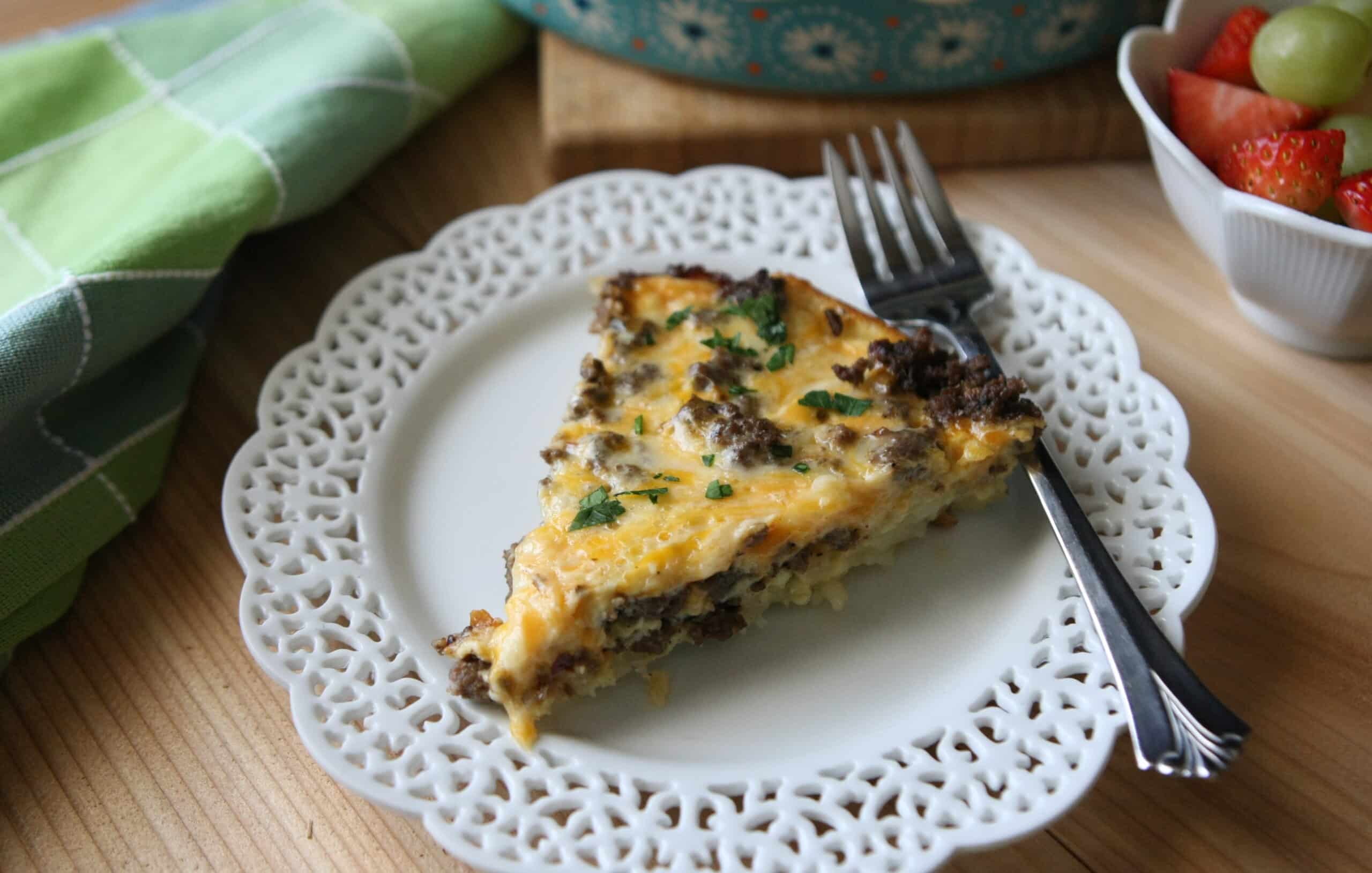 Bison Breakfast Quiche - Minnesota Bison Association